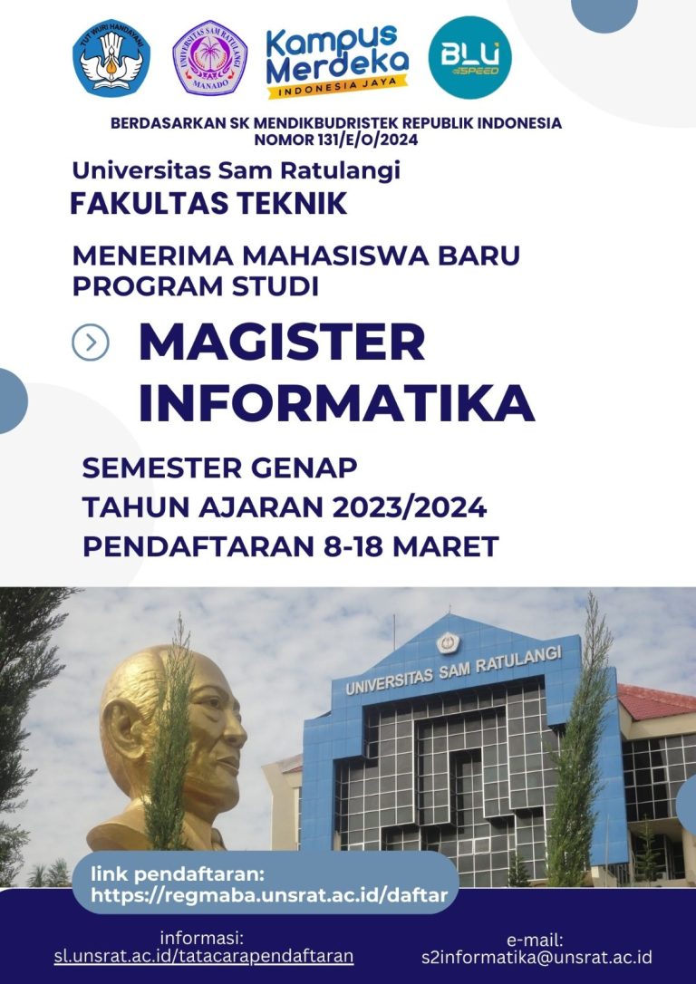 Penerimaan Mahasiswa Baru Magister Informatika Universitas Sam ...